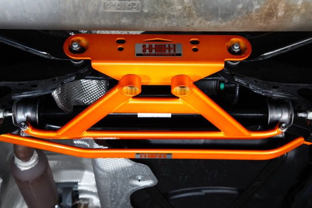 Rear lower subframe X brace set Focus Mk3