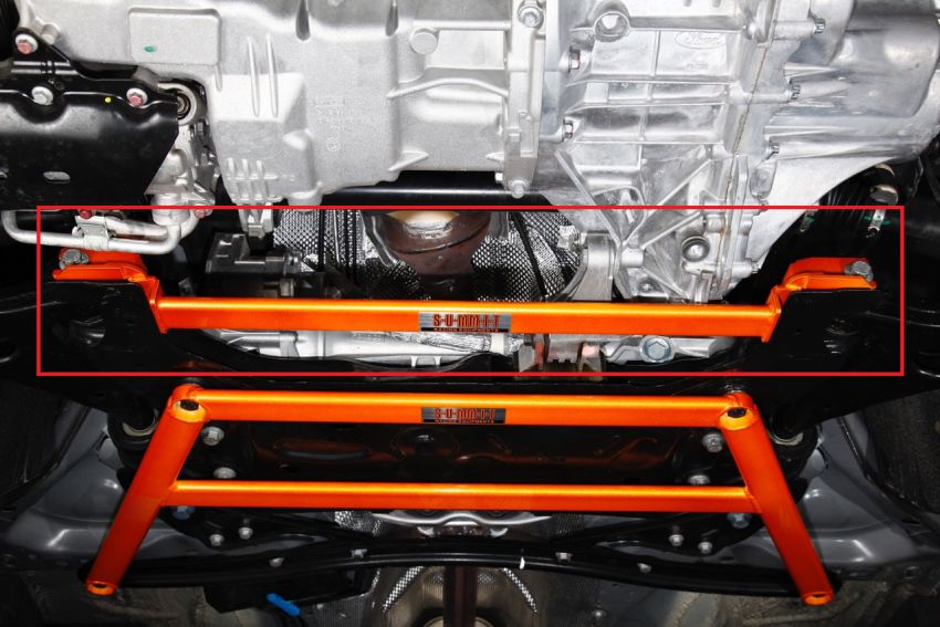 Front lower tie bar-2 point Focus Mk2/Mk3 & Mazda 3 BL