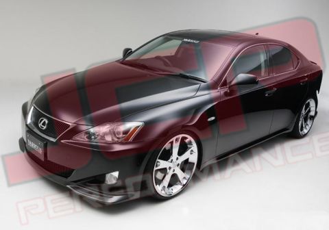 Lexus IS250 06/- 4dr Front bumper lip DMD-style carbon